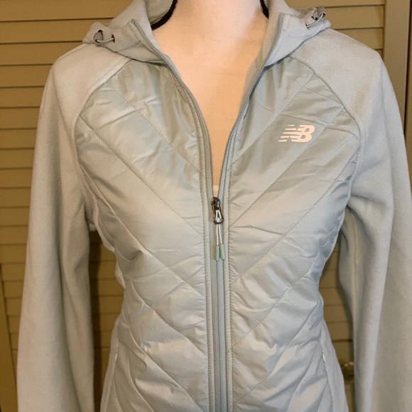 New Balance | Jackets & Coats | Nb Polar Fleece Mint Cream Fleecequilt ...